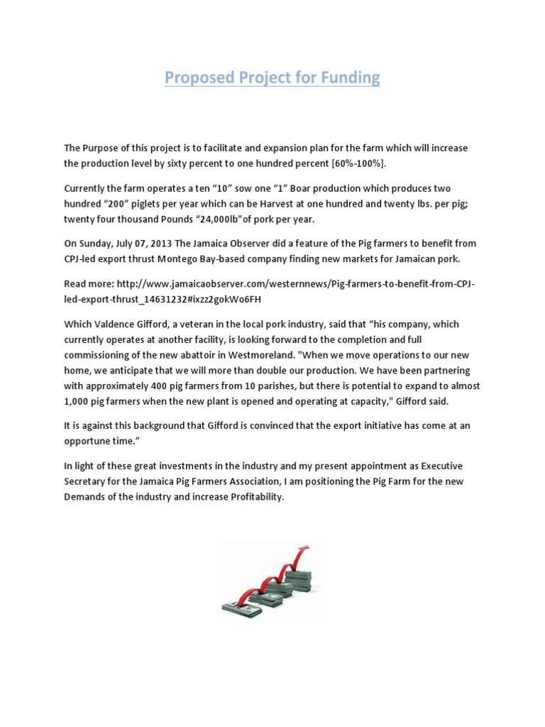Proposed Pig Farm Project For Funding | PDF | Domestic Pig | Pig