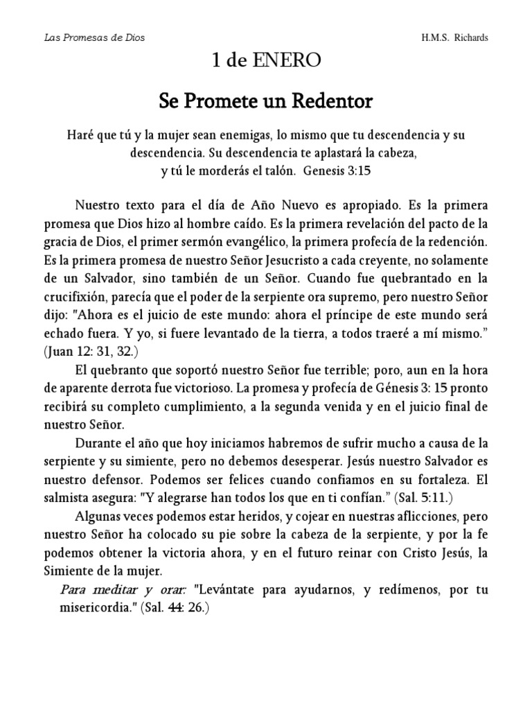 1 Enero Hms Richards | PDF | Jesús | Cristo (título)