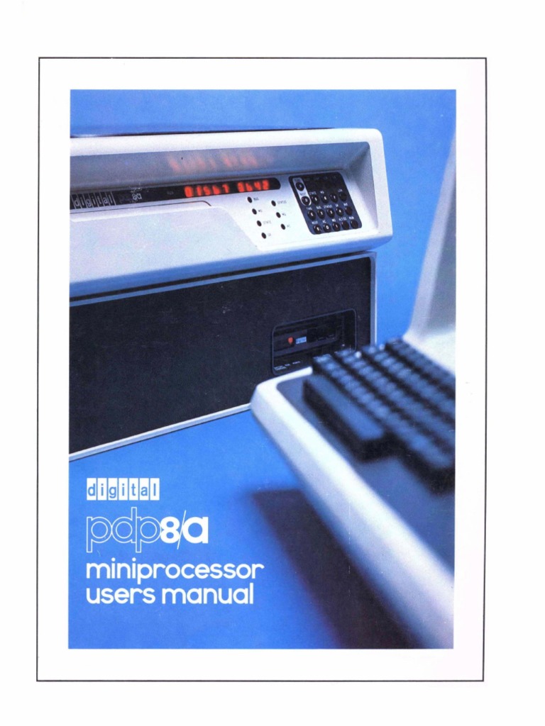 EK-8A002-MM-002 PDP-8A Miniprocessor Users Manual Dec76 | PDF | Random Access Memory | Central ...