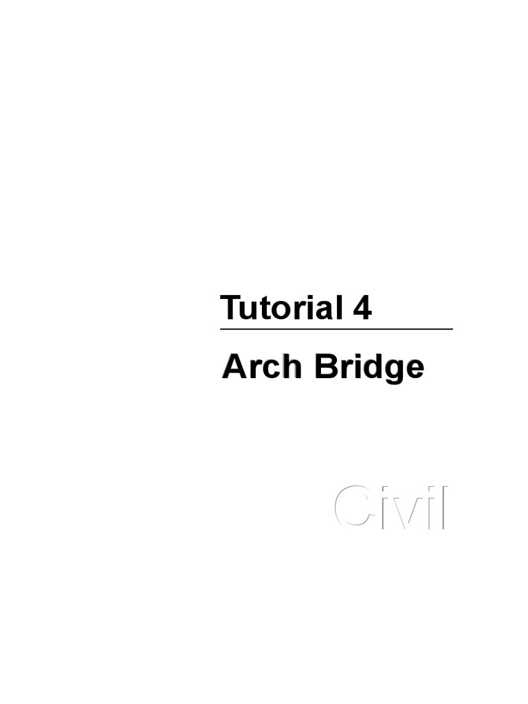 Arch Bridge | PDF | Structural Analysis | Bending