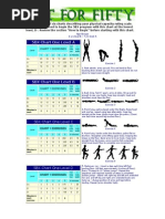 5BX Charts | PDF | Foot | Knee