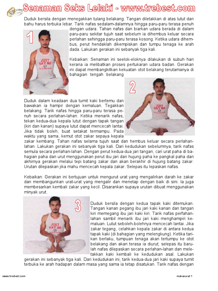Senaman Seks - Tenaga Batin Lelaki (Bahagian 1) | PDF | Seni & Disiplin ...