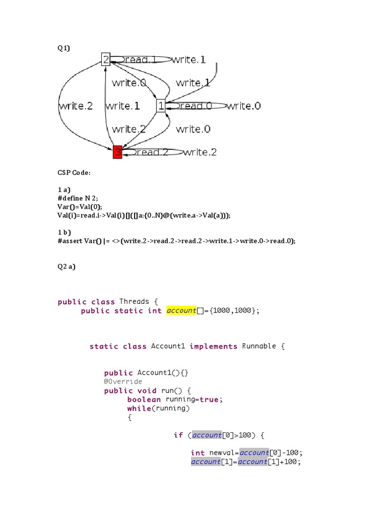 Public Class Public Static Int: Threads ( (1000,1000) | PDF | Software Development | Computing