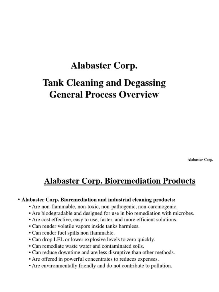 Tank Cleaning Process | PDF | Environmental Remediation | Emulsion