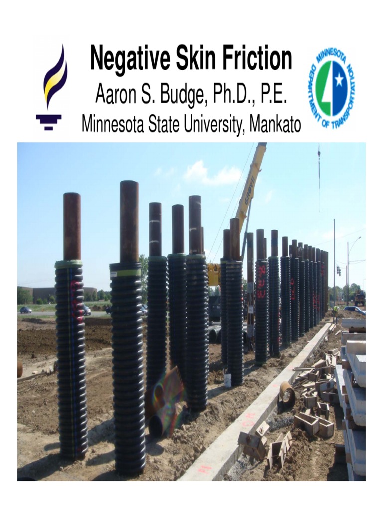 Negative Skin Friction Aaron Budge Minnesota State University | PDF ...