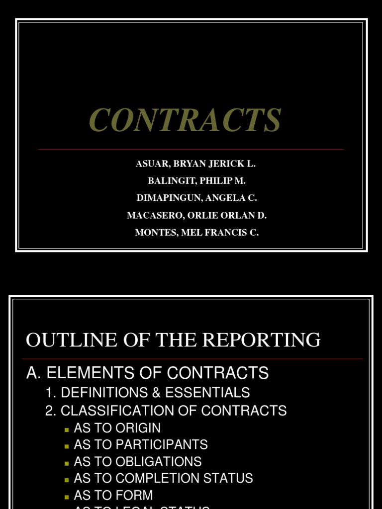 Classification of Contracts | Independent Contractor | Misrepresentation