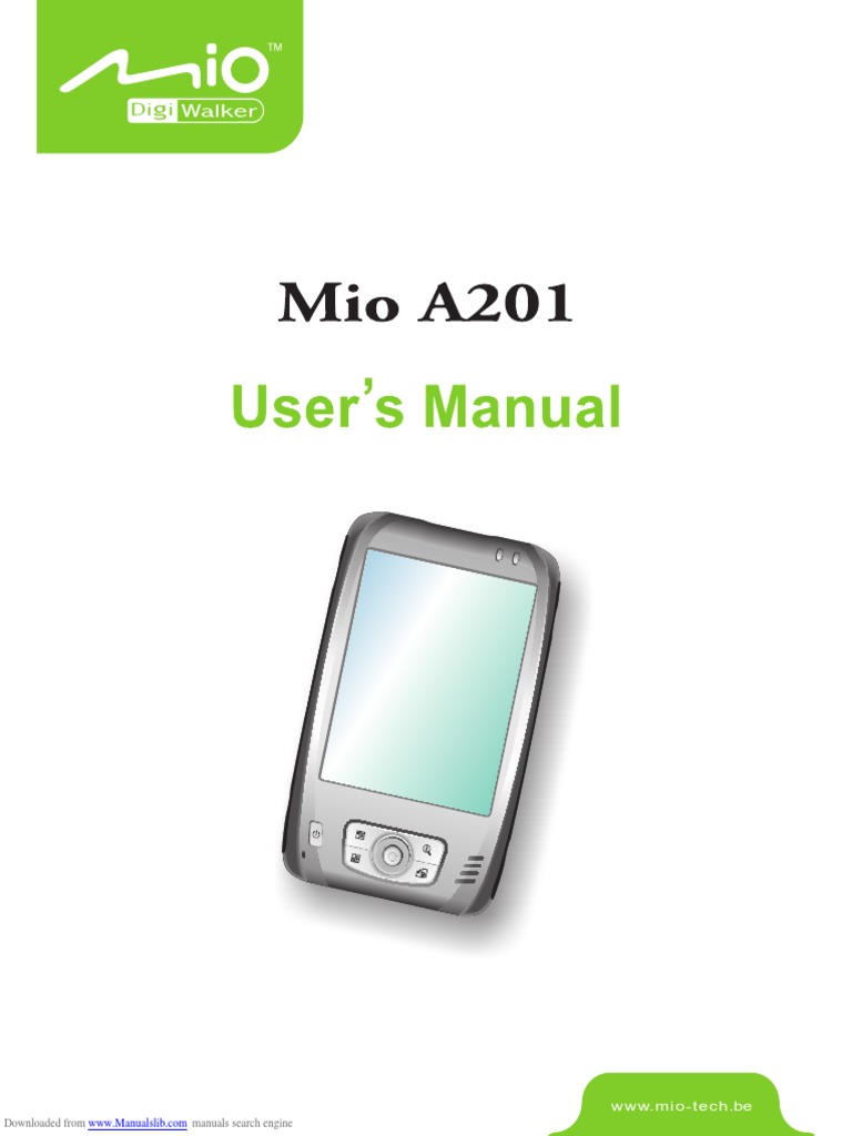 Mio Pocket PC A201 | PDF | Microsoft Windows | Personal Computers