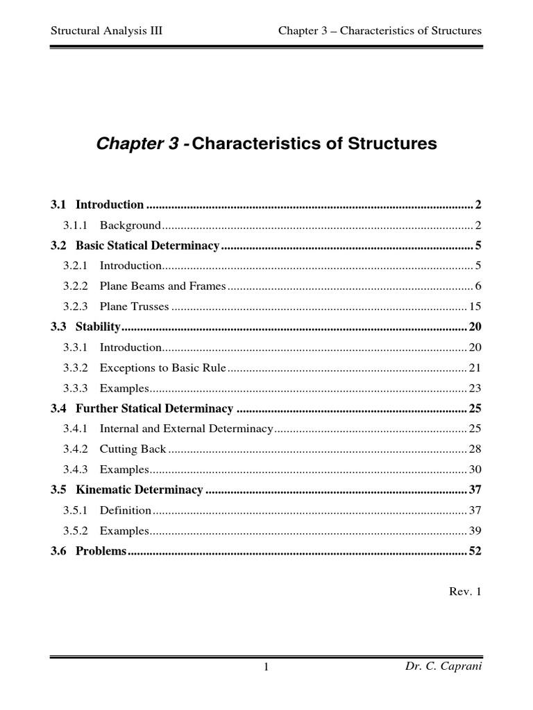 Characteristics of Structural Analysis | PDF | Structural Analysis ...