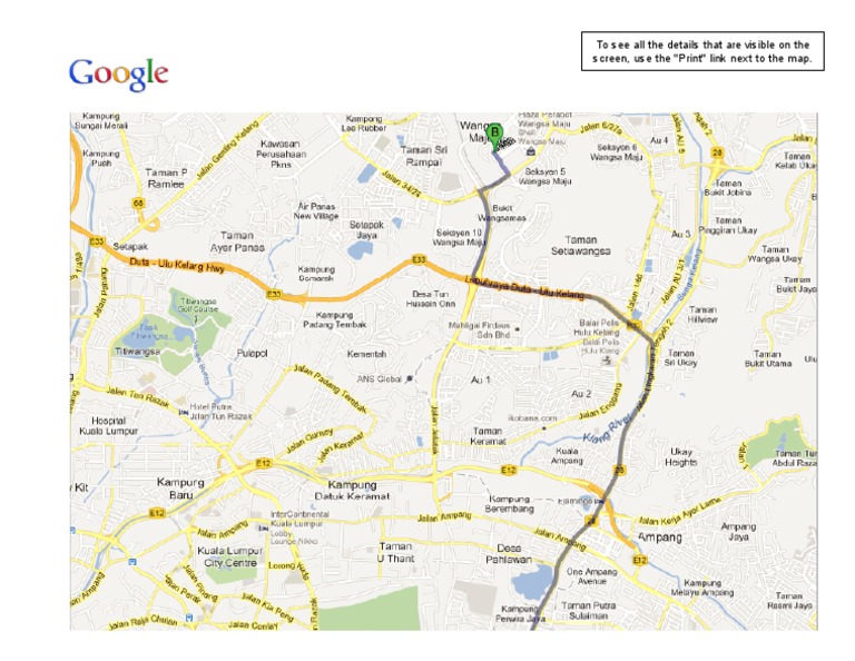Map Details for Plaza Tol Pagoh | PDF