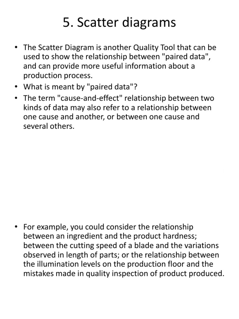 Scatter Diagram | PDF | Scatter Plot | Causality