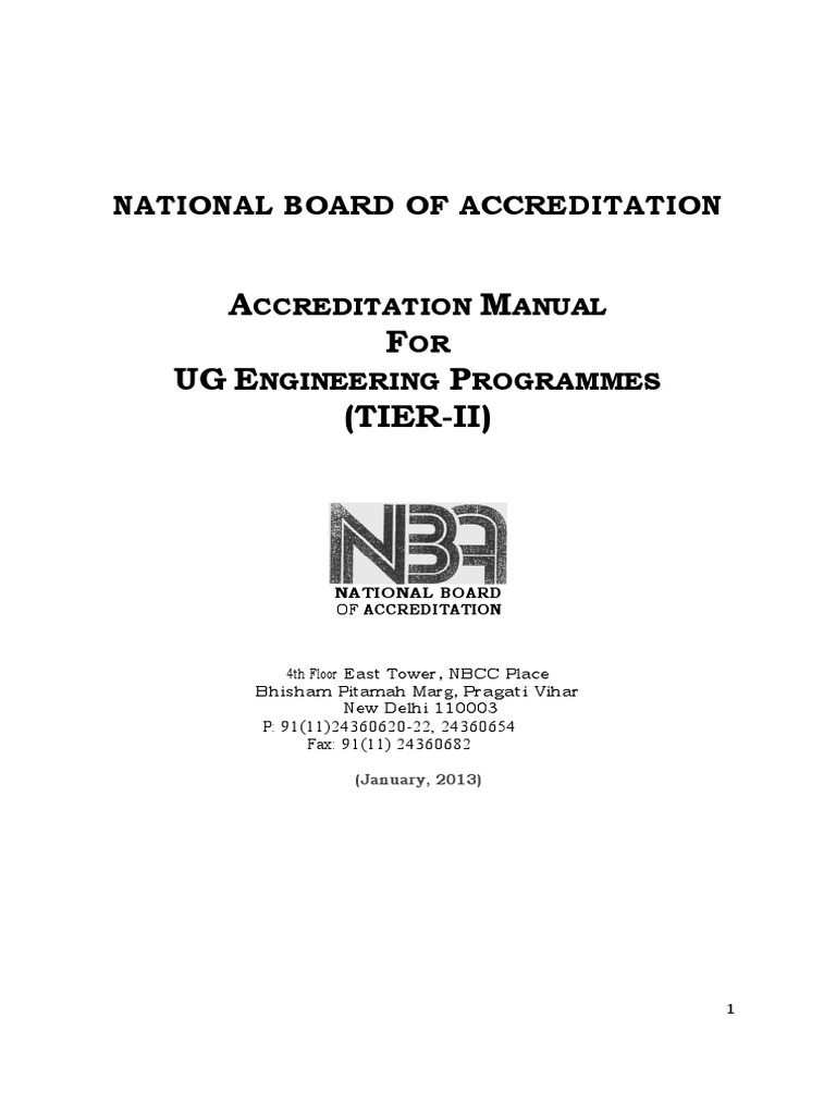 NBA - Tier II Manual | PDF | Curriculum | Educational Assessment