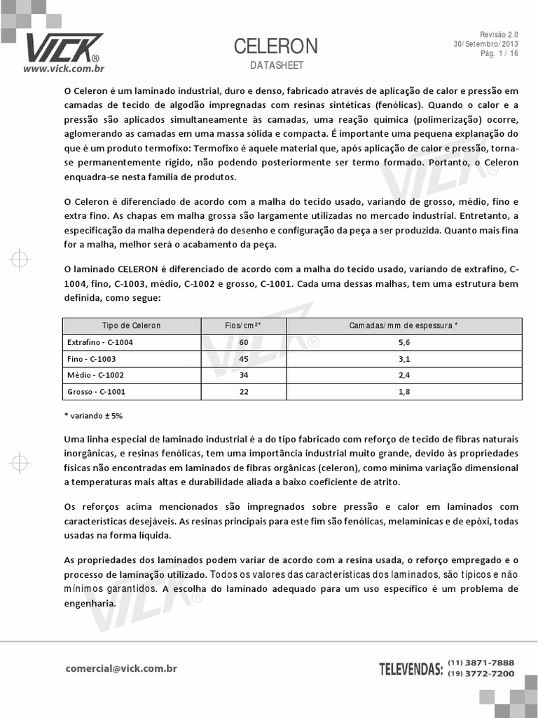 Laminados Celeron: Tipos e Aplicações | PDF | Vestir-se | Calor