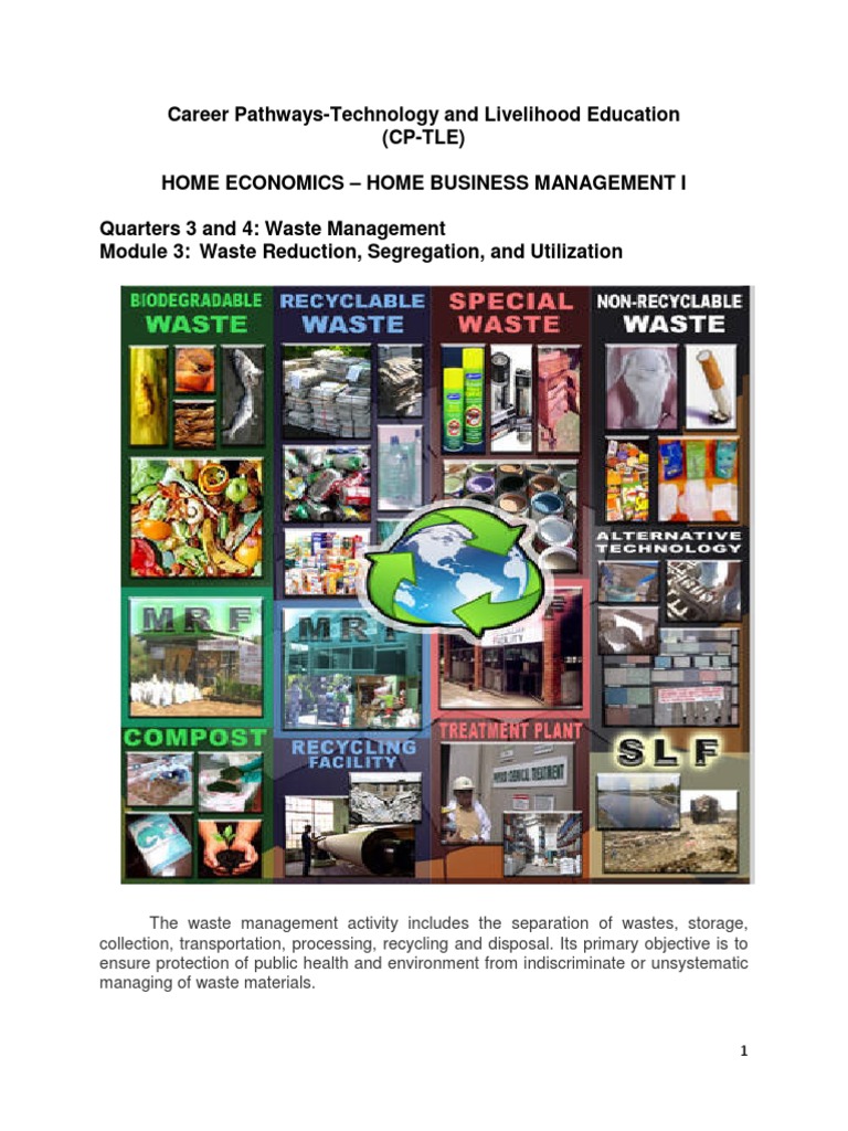 HE1 HMBQ3&Q4 Waste Management | PDF | Waste Management | Municipal ...