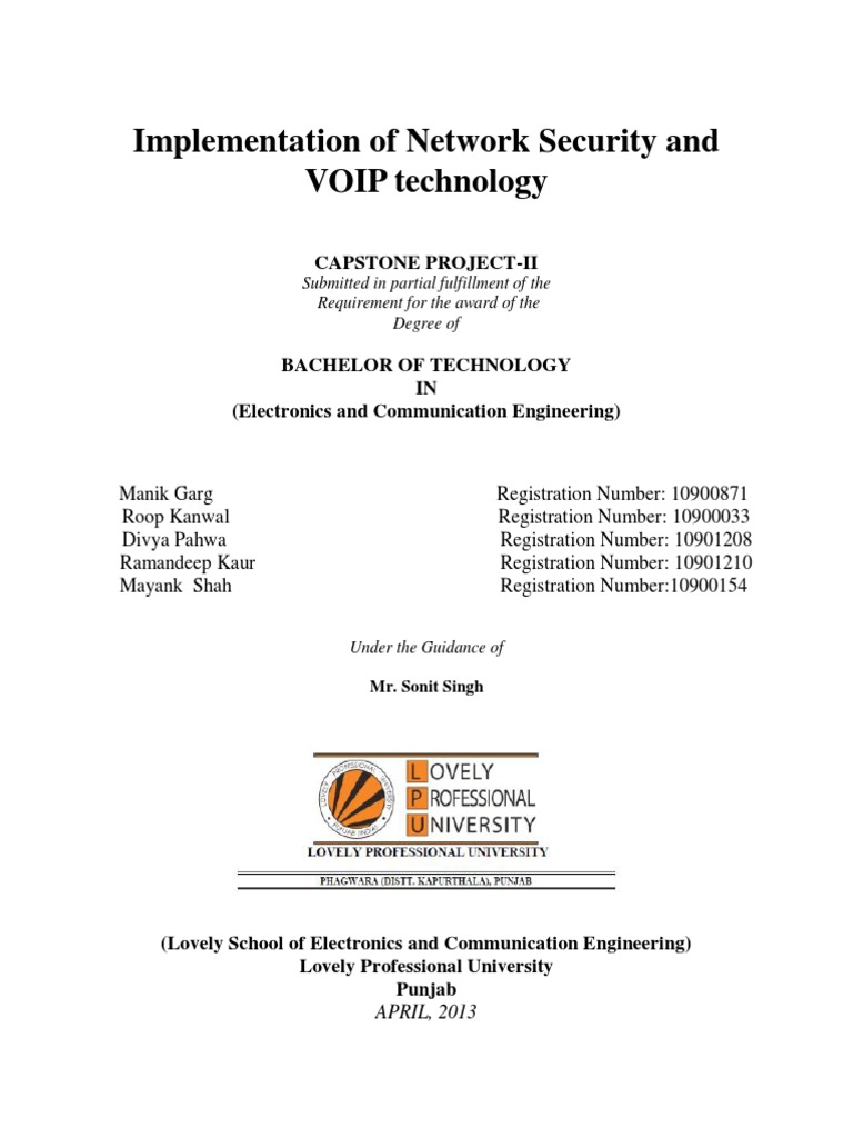 Cap Report | Transport Layer Security | Computer Network