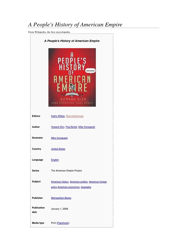 A People's History of American Empire | PDF | Franklin D. Roosevelt ...