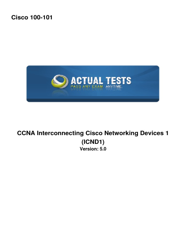 CCNA ICND1 Exam Prep Guide | PDF | Router (Computing) | Network Switch
