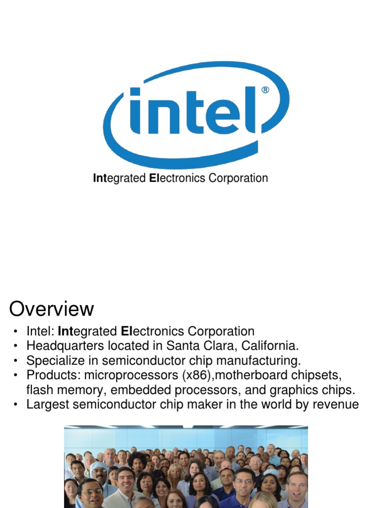 Integrated Electronics Corporation | PDF | Intel | Microprocessor