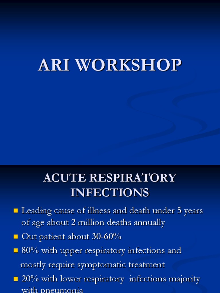 Ari Workshop.2 | PDF | Pneumonia | Common Cold