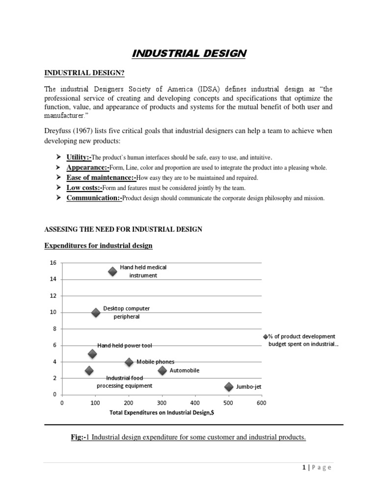 Industrial Design | PDF | Design | Production And Manufacturing