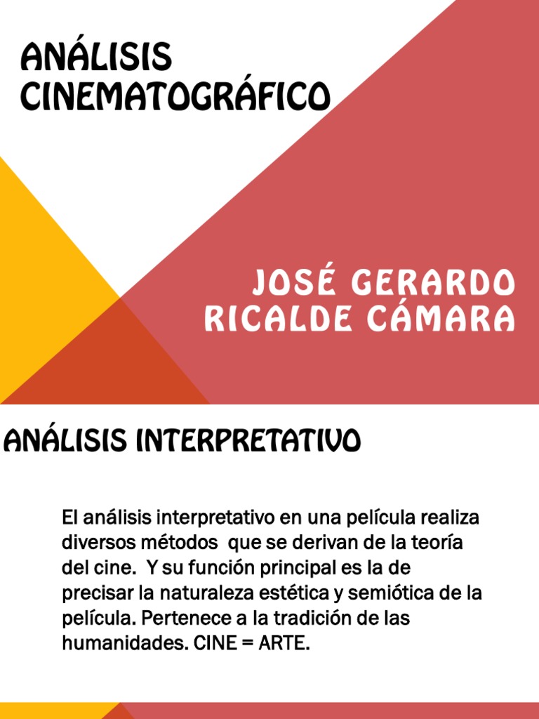 Análisis Cinematográfico | PDF | Estética | Ciencia cognitiva