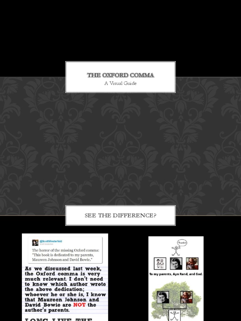 The Oxford Comma | PDF