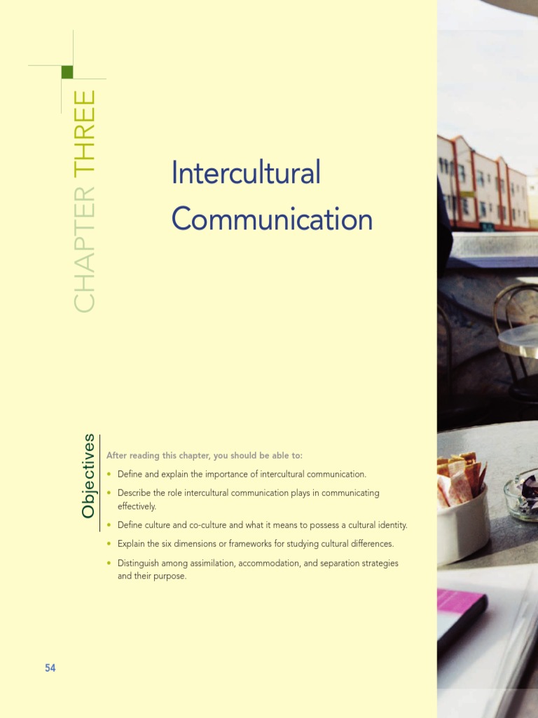 Hybels9 Ch3 PDF | PDF | Cross Cultural Communication | Communication