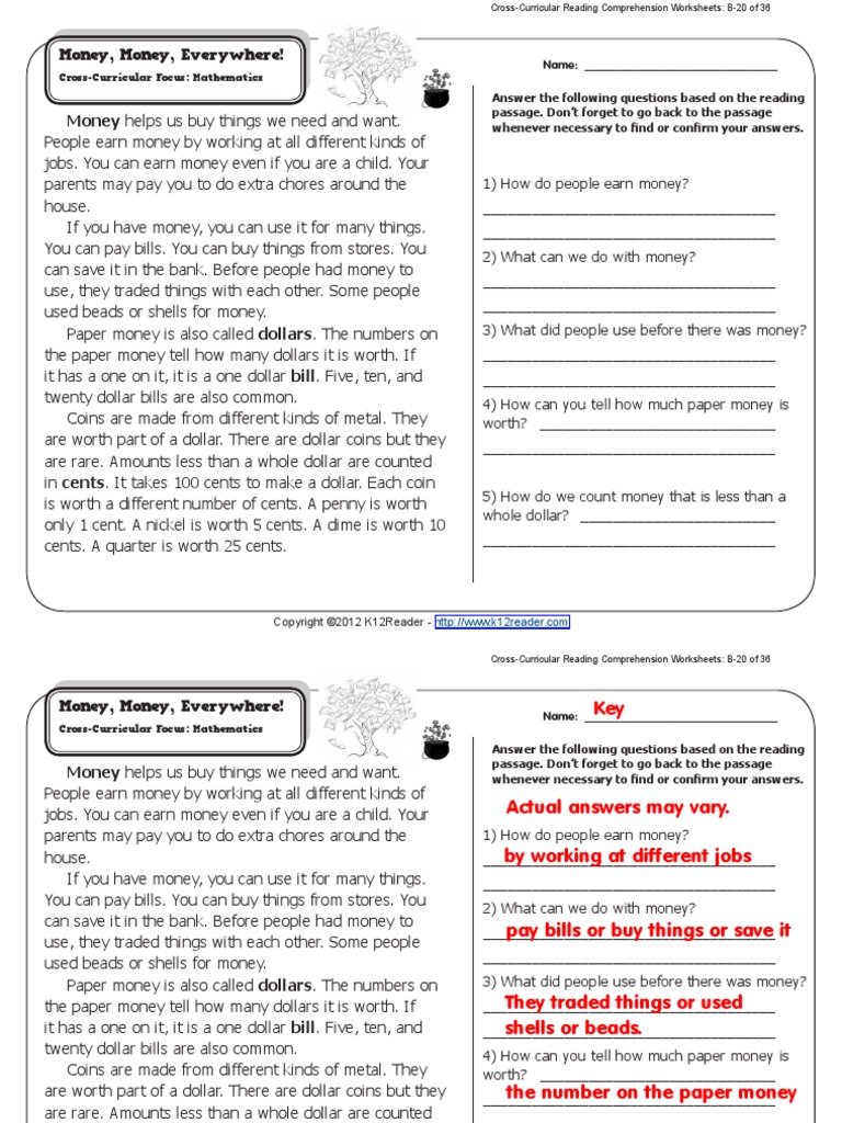 Gr2 Wk20 Money Money Everywhere | PDF | Banknote | United States Dollar