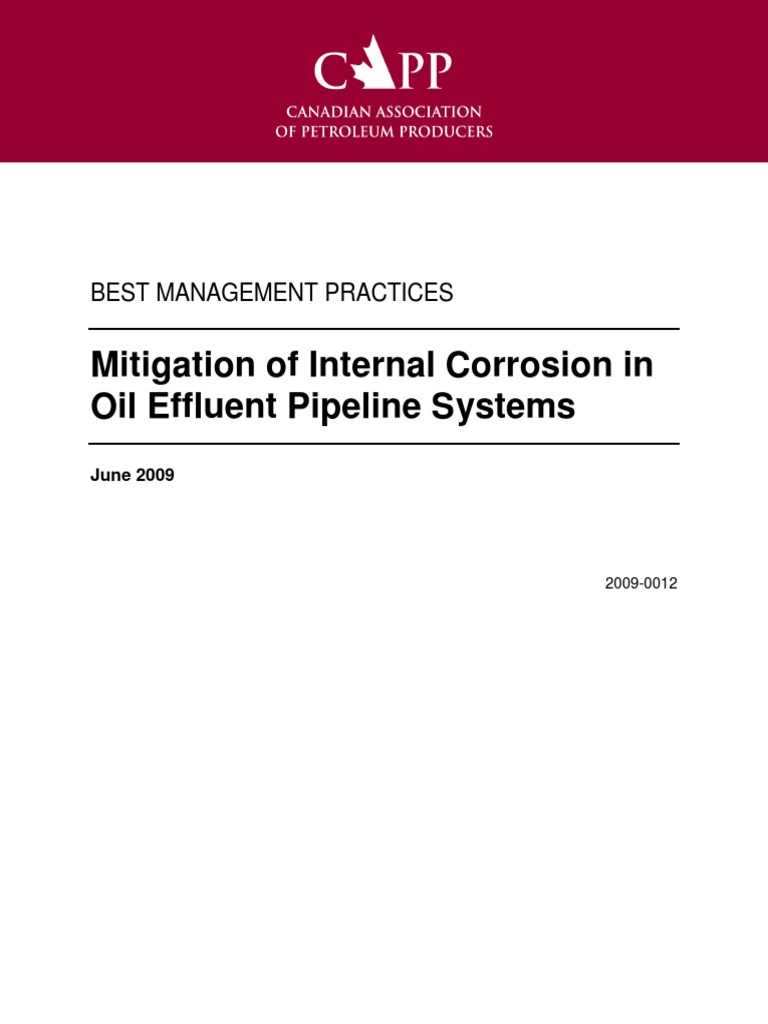 Mitigation of Internal Corrosion in Oil Effluent Pipeline Systems PDF | PDF | Pipeline Transport ...