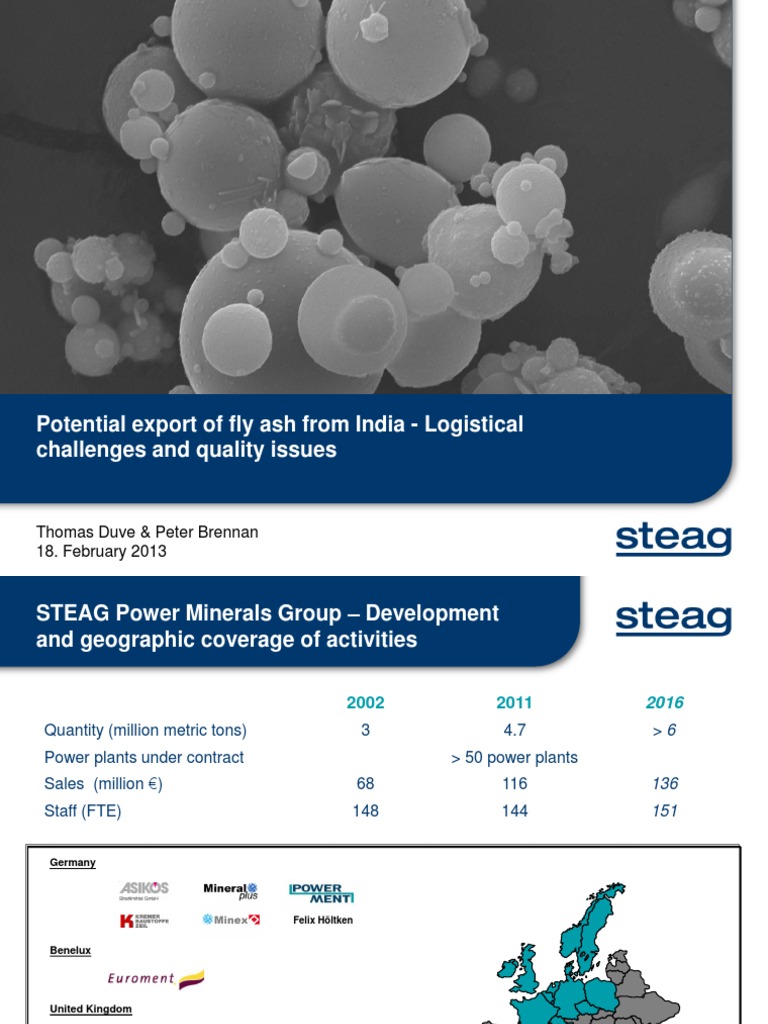 Potential Export of Fly Ash From India - Logistical Challenges and ...