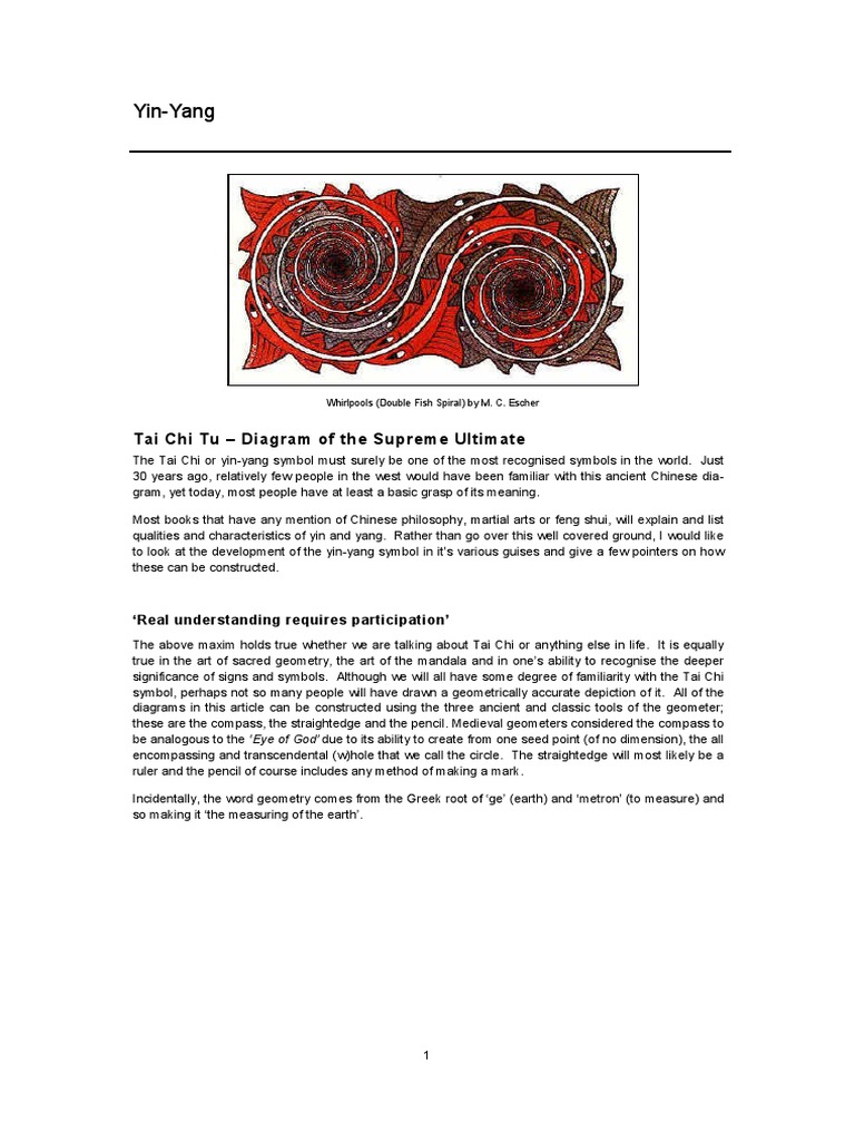 Yin-Yang Symbol: Origins and Variations | PDF | Yin And Yang | Chinese ...