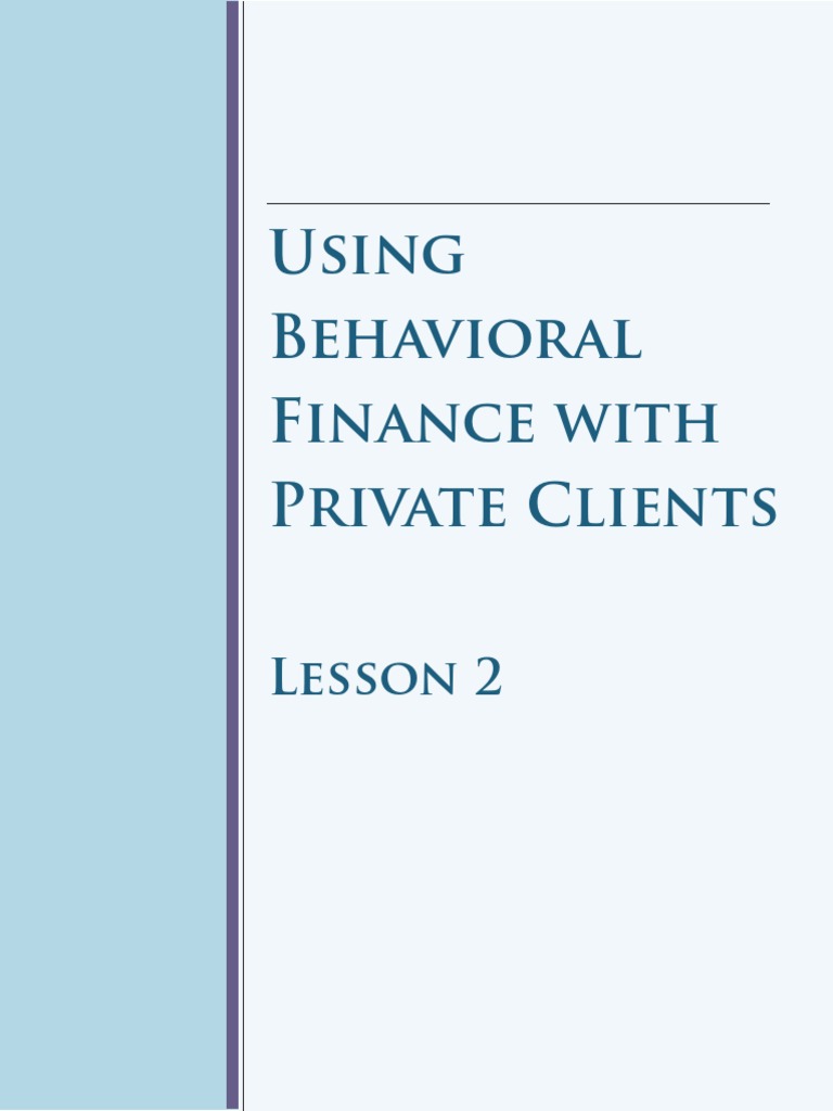 Understanding client psychology boosts advisory relationships | PDF ...