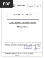 091118 Ultrasonic Testing Report Format Based on IACS | Nondestructive ...