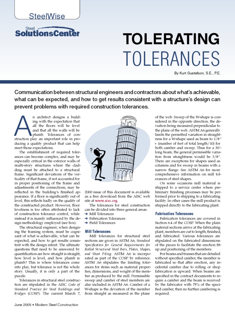 Tolerating Tolerances | PDF