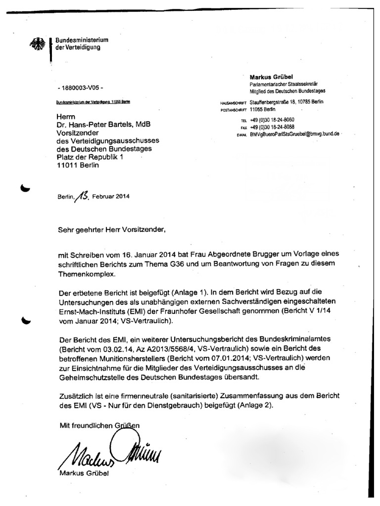 Bericht G36 | PDF