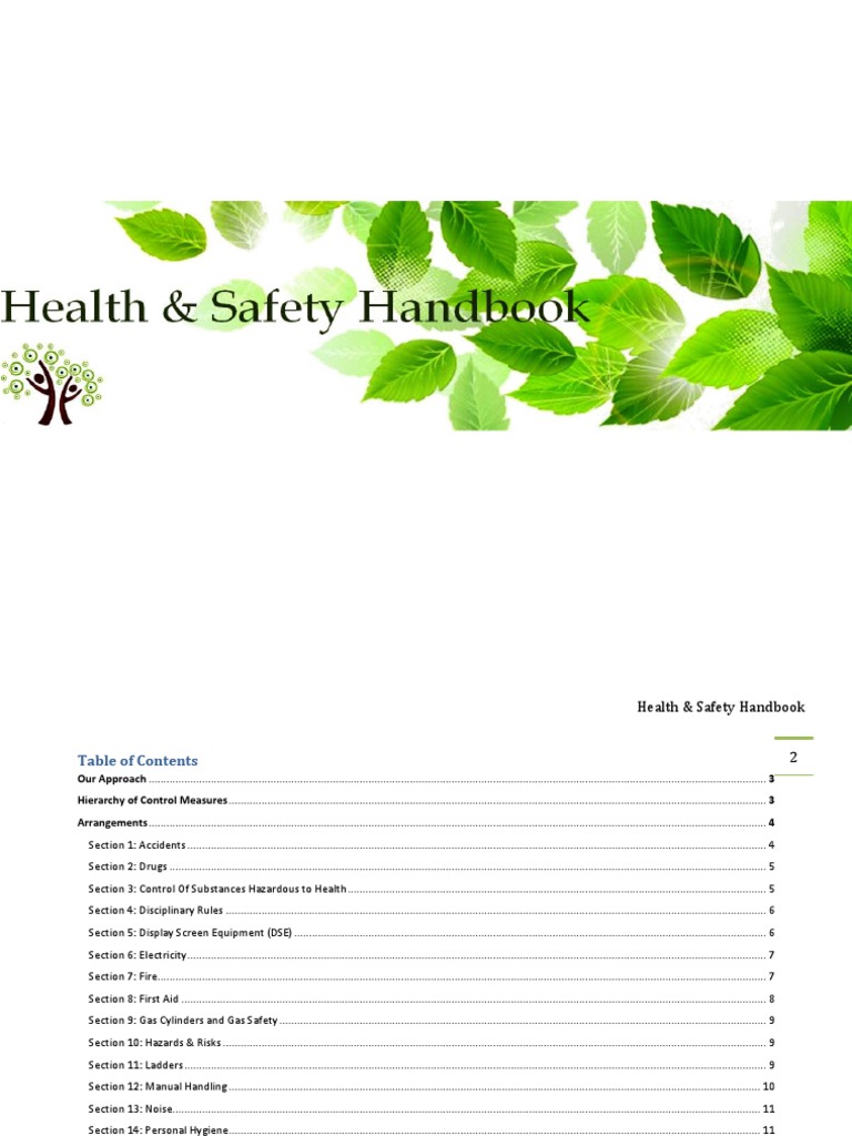 PTCL - Health & Safety Handbook | PDF | Traffic Collision ...