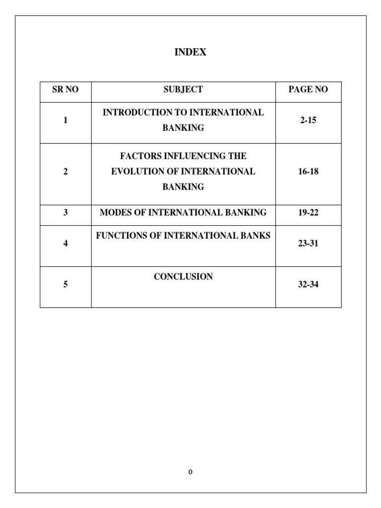 Overview of International Banking | PDF | Fixed Exchange Rate System ...
