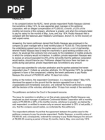 Position Paper Labor Case | PDF | Employment | Complaint