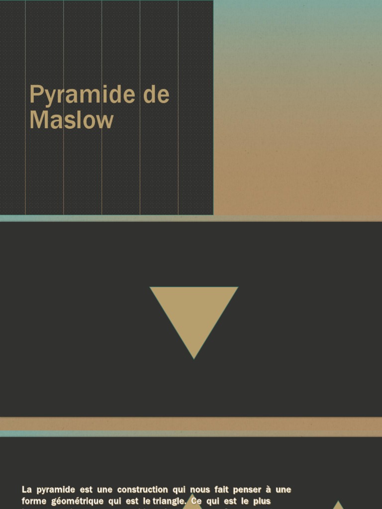 Pyramide de Maslow | PDF | Altruisme | Amour