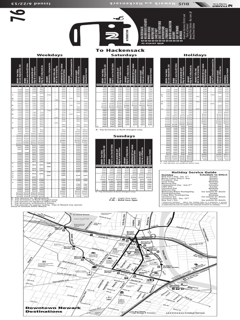 76 Bus Schedule 2013 | Download Free PDF | Fare | Passenger Rail Transport
