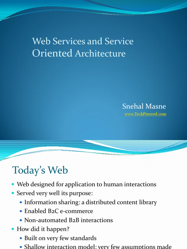 WebServices & SOA | PDF | Service Oriented Architecture | Web Service