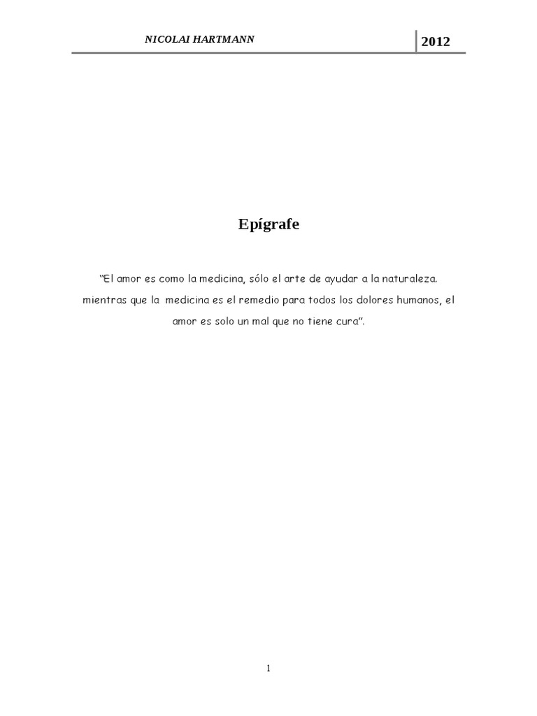 Epígrafe Trabajo | PDF | Metafísica | Principios éticos