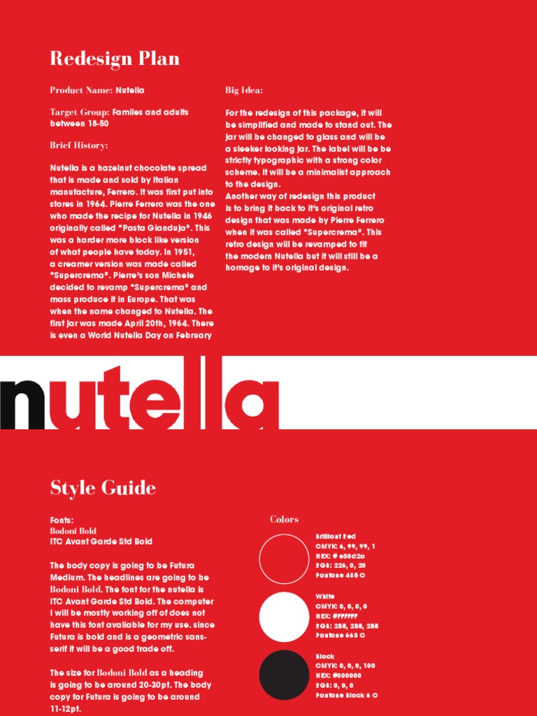 Nutella Logo Font