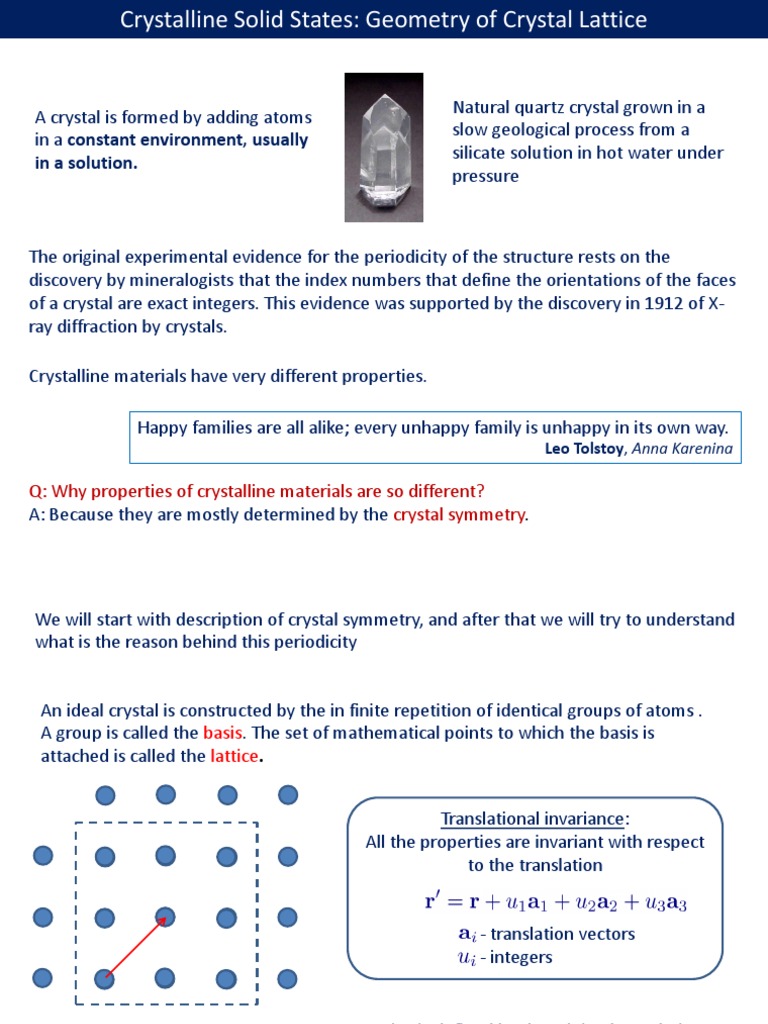 2 Crystal Structure | Crystal Structure | Crystal