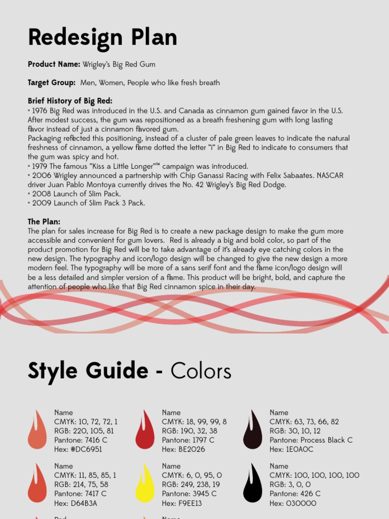 Big Red - Style Guide | PDF | Logos | Rgb Color Model