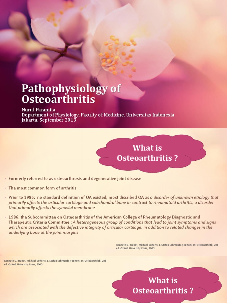 Pathophysiology of Osteoarthritis | Inflammation | Osteoarthritis