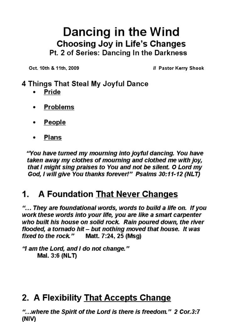 Dancing in The Wind | PDF