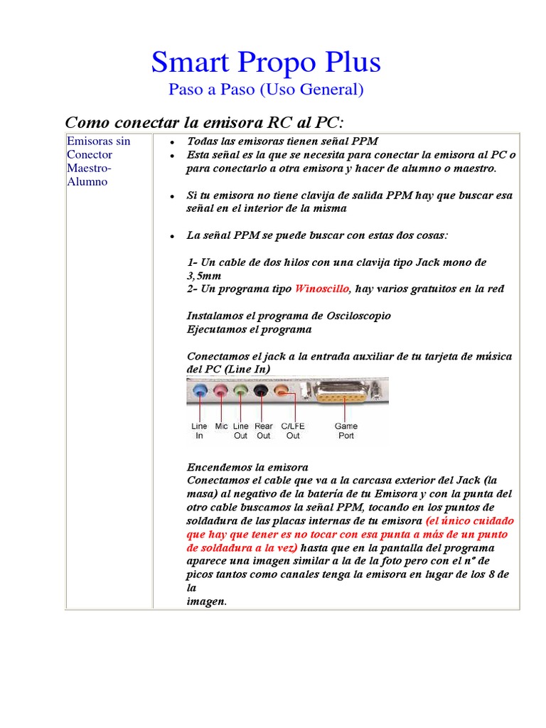 Smart Propo Plus Paso A Paso | PDF | Radiodifusión | Point and Click