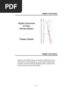 Time To Depth Conversion | PDF | Velocity | Geology