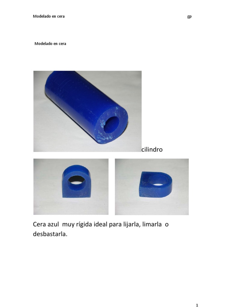 Curso de Modelado en Cera para Joyería | PDF | Cera | Materiales