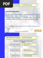 JSA Confined Space Entry | PDF | Personal Protective Equipment | Prevention